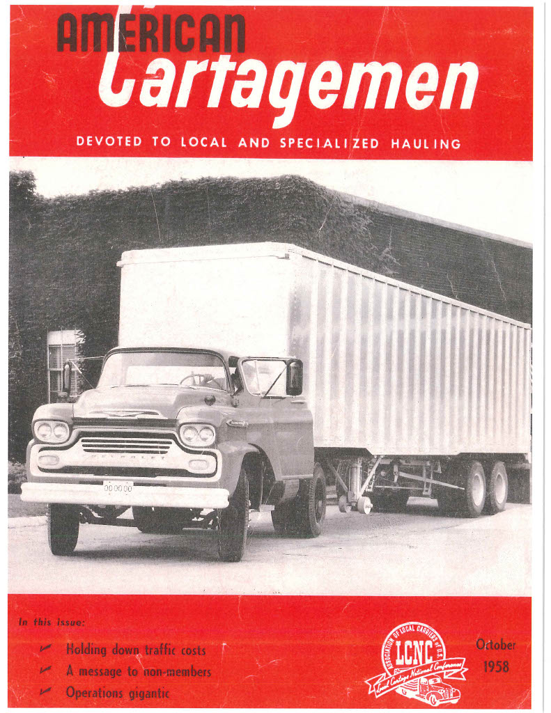 A Look Back in Time: American Cartegmen Oct. 1958 - Rowe Transfer